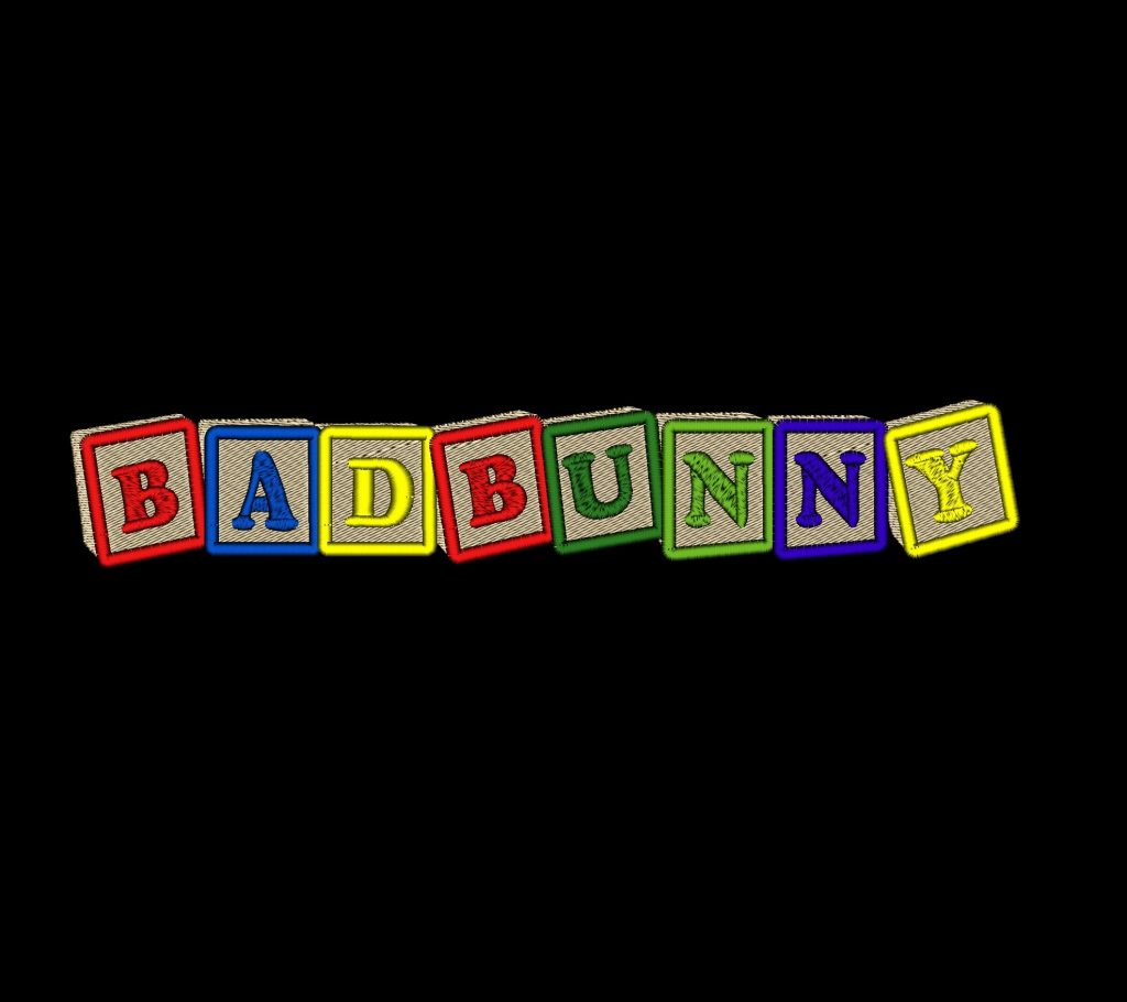 Bad Bunny Dados Embroidery Design – Mydigitize.mx