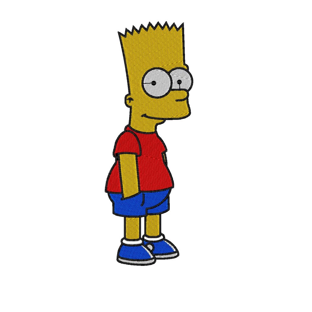 Bart Simpson Standing – Mydigitize.mx