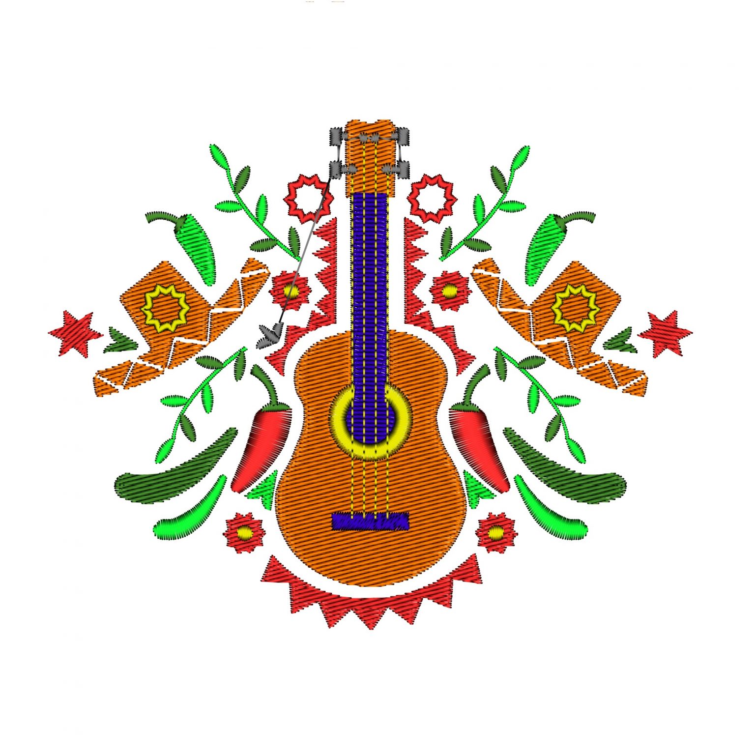 Bandera de Mexico, Mexican Flag, Embroidery design – Mydigitize.mx