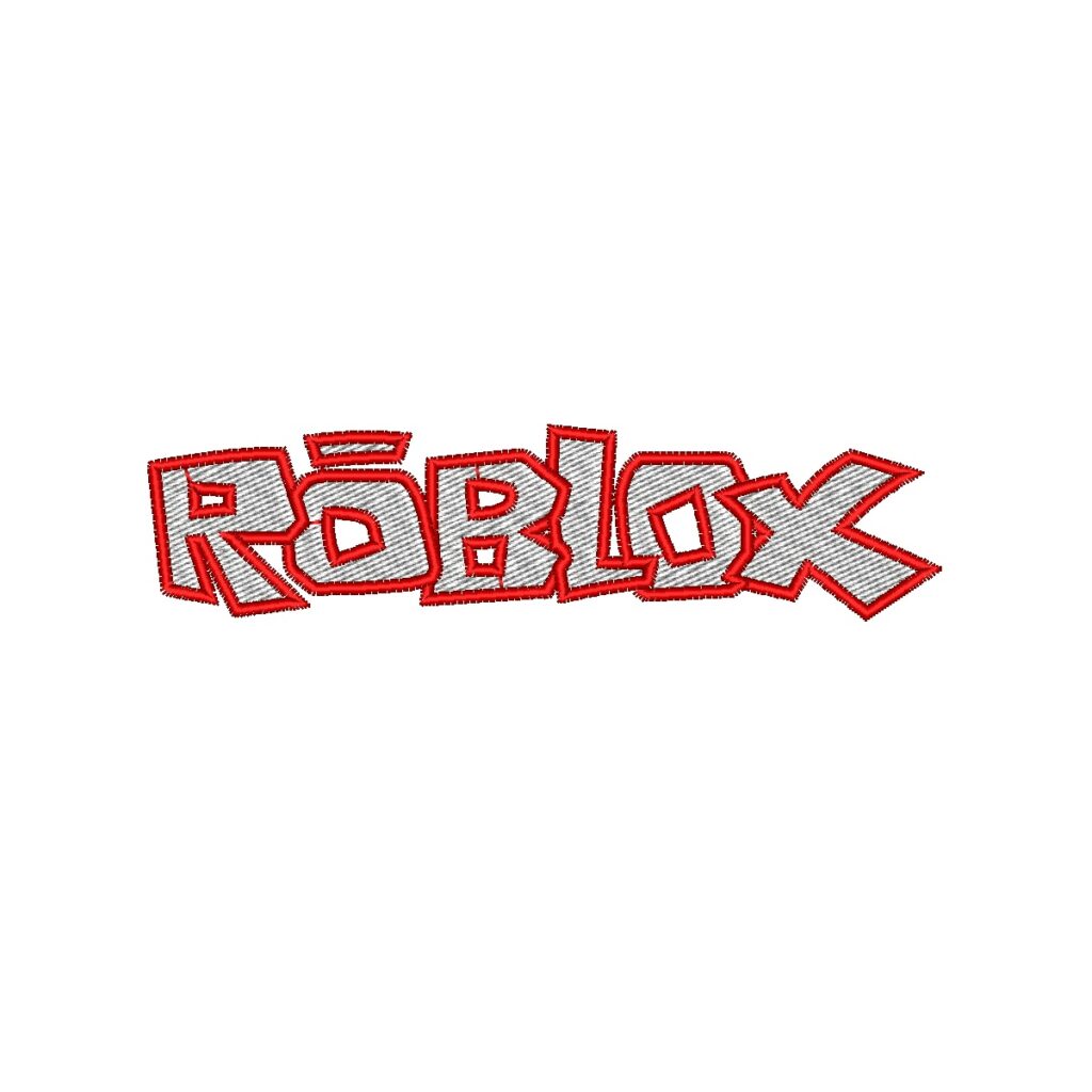 Roblox Classic Text design for embroidery machine – Mydigitize.mx