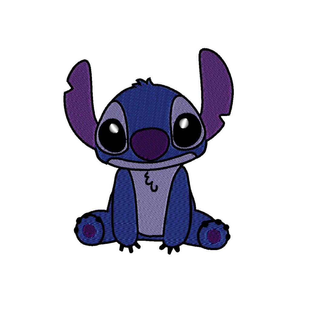 Stitch Sitting down, design for embroidery machine – Mydigitize.mx