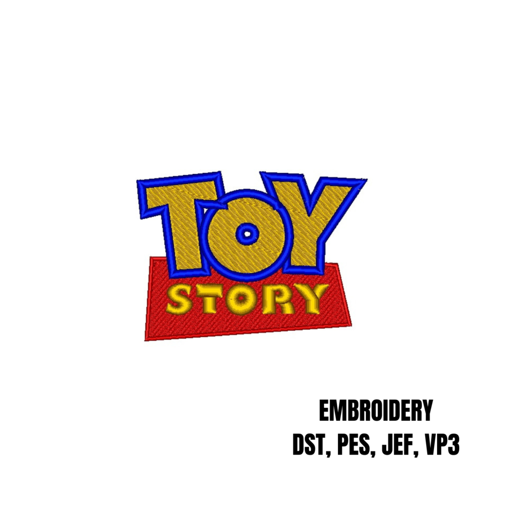 Toy Story Logo, embroidery file. – Mydigitize.mx