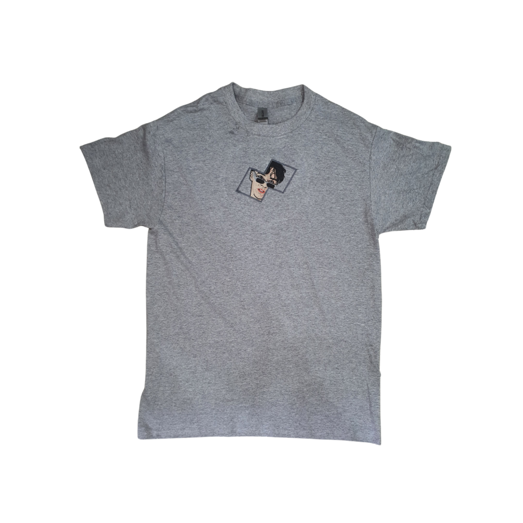 Playera cuello redondo con bordado de Joshua Xavi – Mydigitize.mx